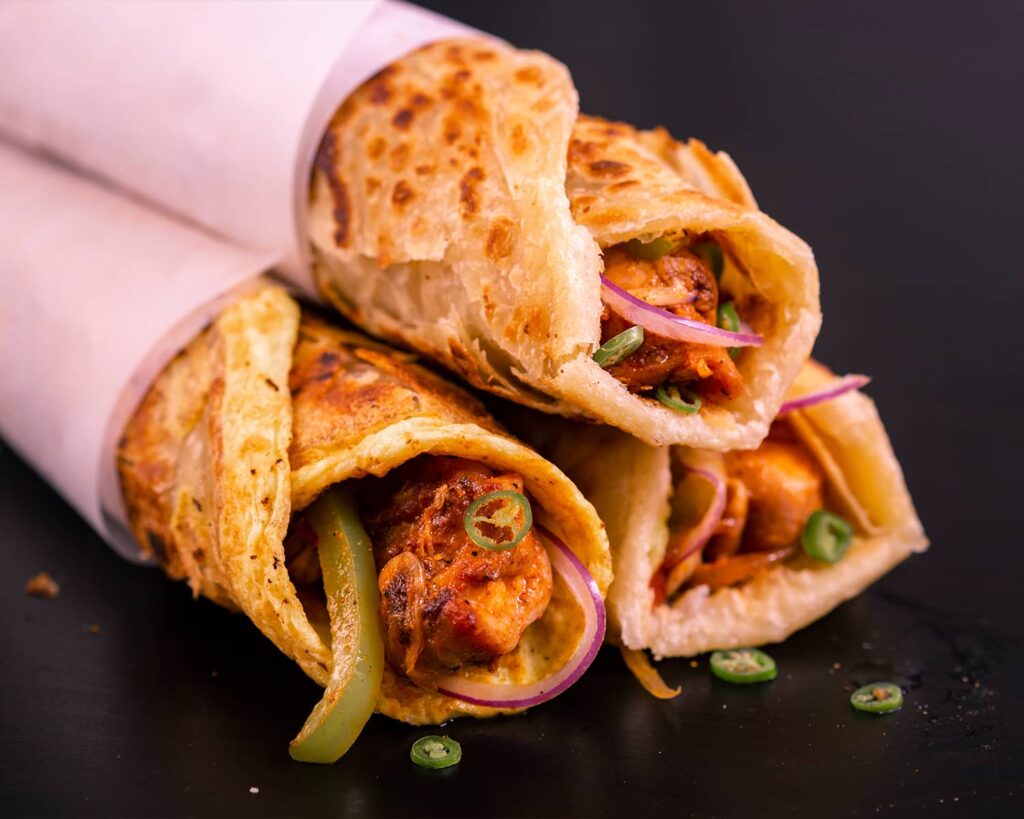 Chicken rolls recipe with High on chicken sauce - Heanor Fast Food